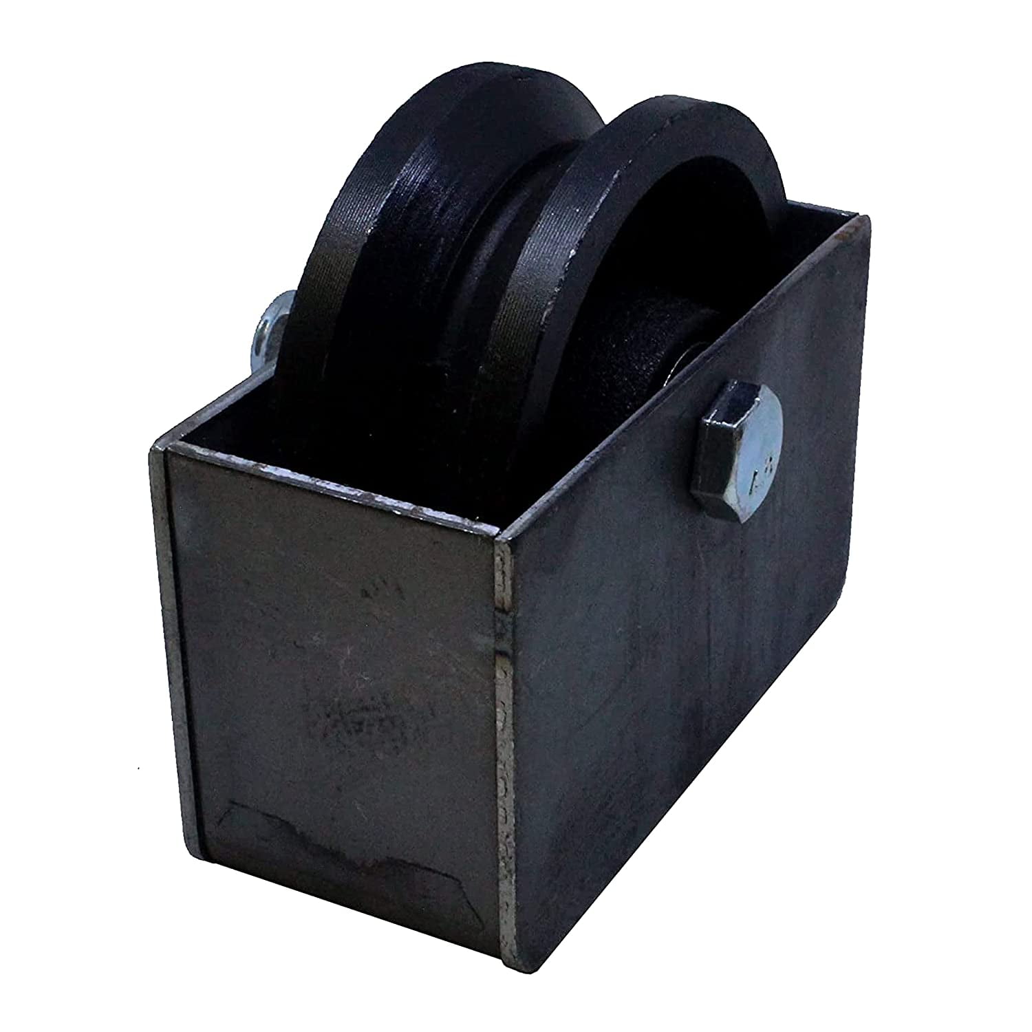 4" Cast Iron V Groove Wheel - Roller Bearing Residential Rolling Gates ...