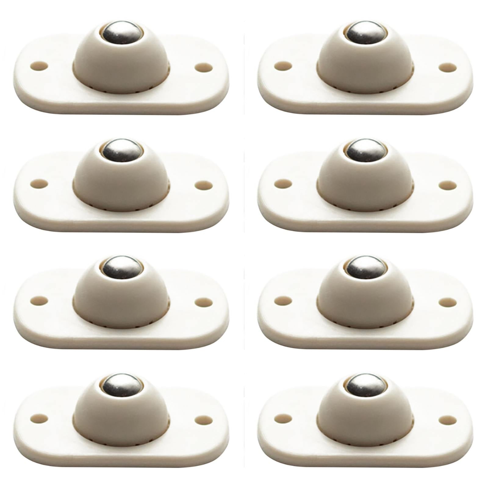 4 Casters with Stem Self Adhesive Mini Continuous Casting Wheel Stem ...