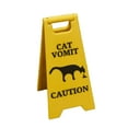 4" Cat Vomit Sign,Dogs Vomit Sign,Cat Warning Sign Decoration,Cat Decor ...