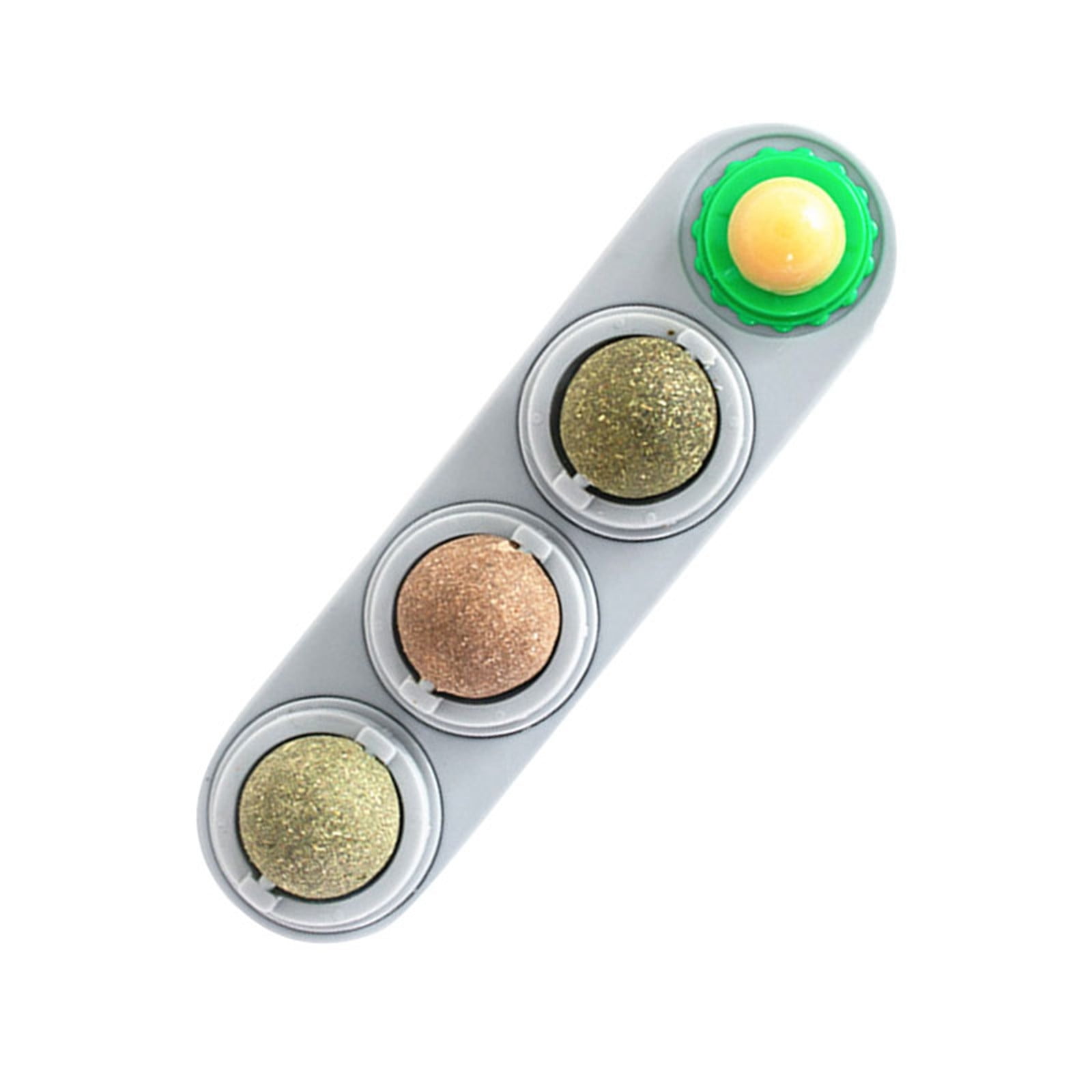 4 Catnip Silvervine Ball Toys, Extra Cat Energy Ball, Edible Cats Lick ...