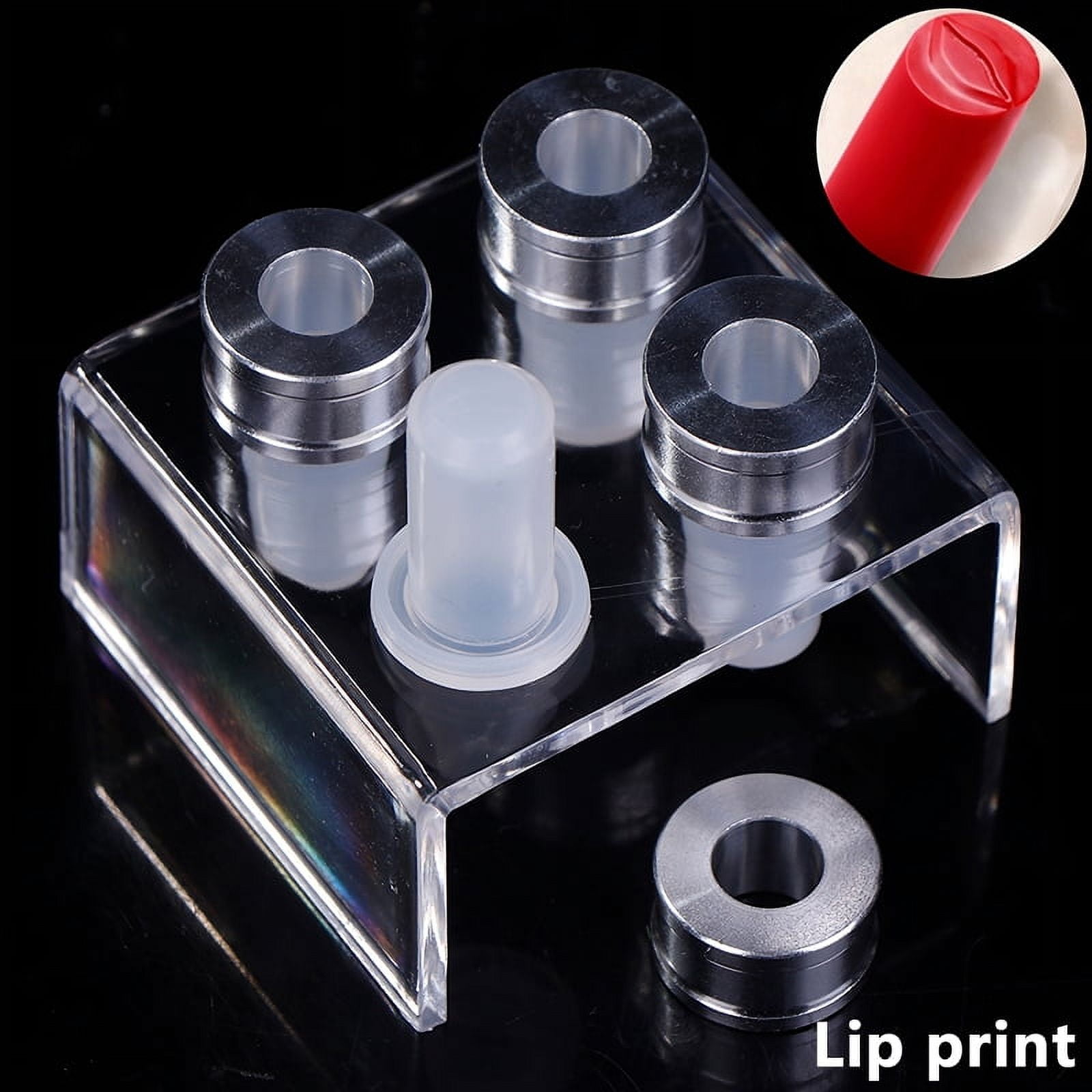 4 Cavities Simple Design DIY Makeup Cosmetics Lipstick Mould Silicone ...