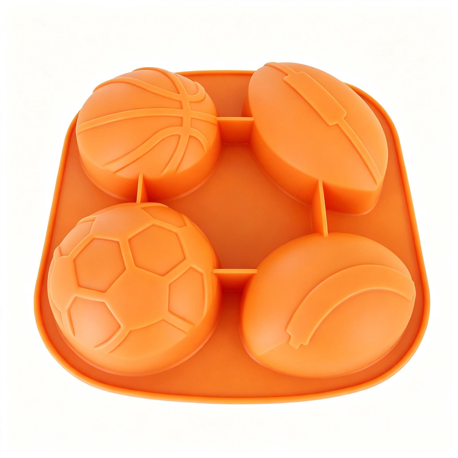 4-Cavity Basketball, Soccer,Footbakk and Baseball Shaped Cake Making ...