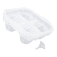 4 Cavity Crystal Shape Ice Block Tray For Crafting Ice Spheres ...