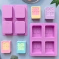 4-Cavity Happy Tree Silicone Soap Mold - Perfect for DIY Crafts and ...