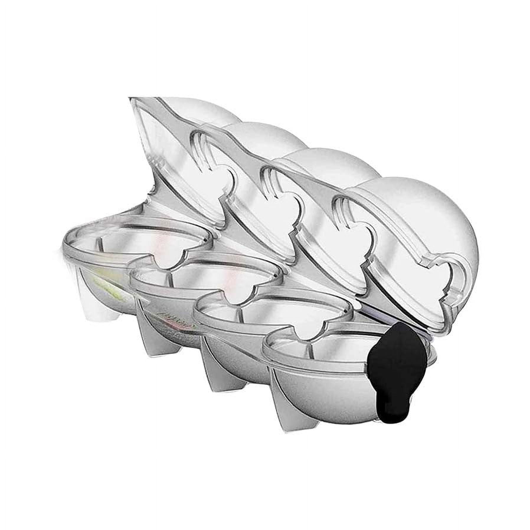 4 Cavity Ice Cube Maker Ice Grid Sphere Mould Kitchen Tool Silicone Ice ...