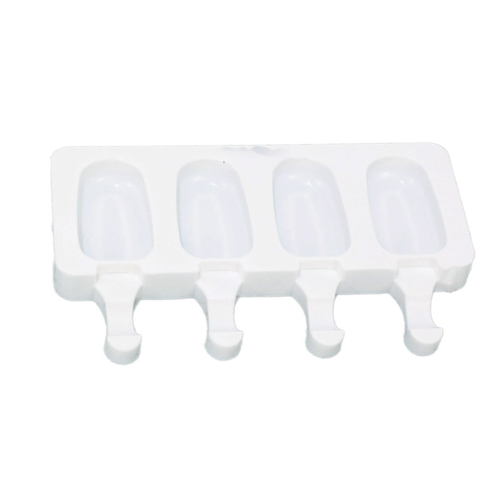 4 Cavity Oval Silicone Ice Bars Ice Tray Ice Cube Tray for Freezer ...