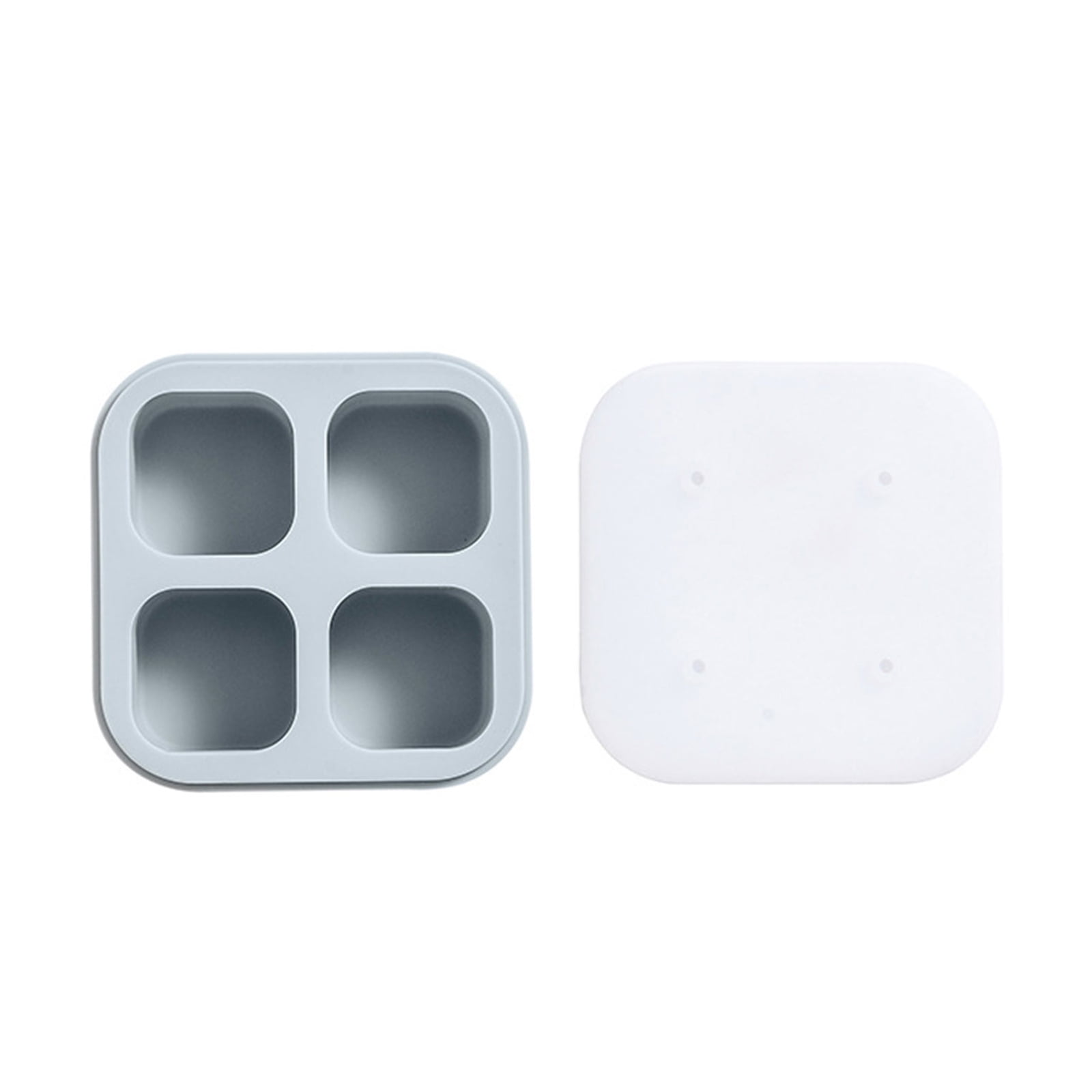 4 Cavity Silicone Lollipop Mold Chocolate Candy Mould Square Shape ...