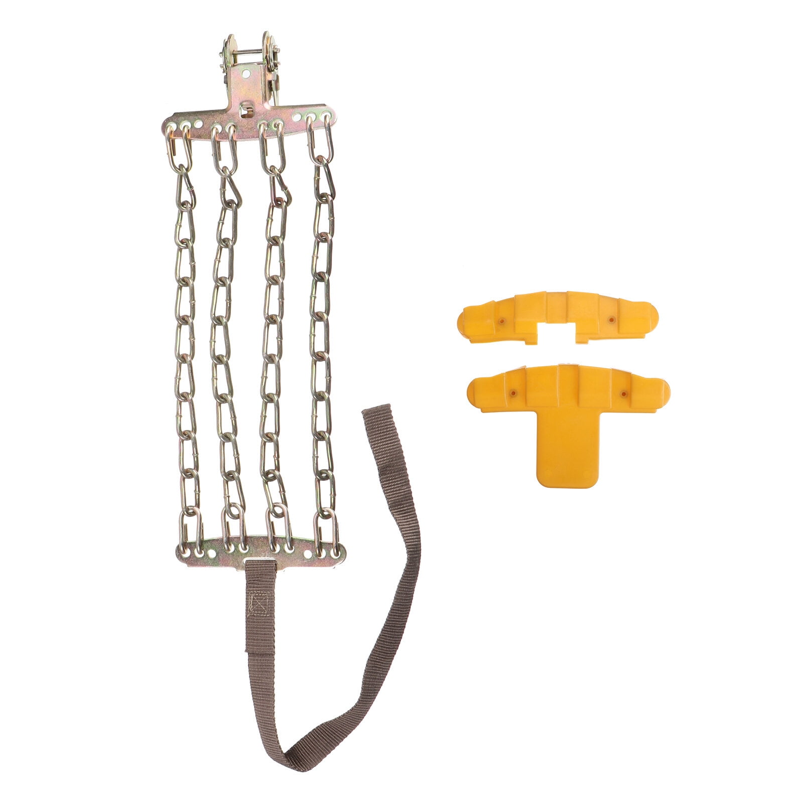 4 Chains Car Winter Strap Snow Chains for Ice Car Tire Chains Tire Anti ...