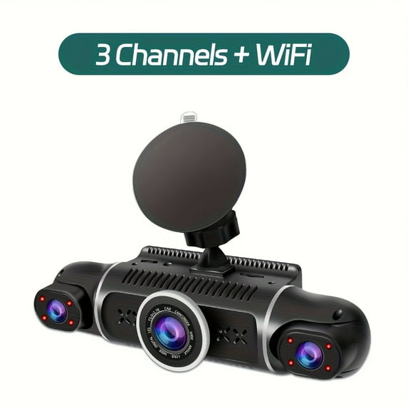 4-Channel 1080P Dash Cam with WiFi - Super Night Vision G-Sensor 32GB ...