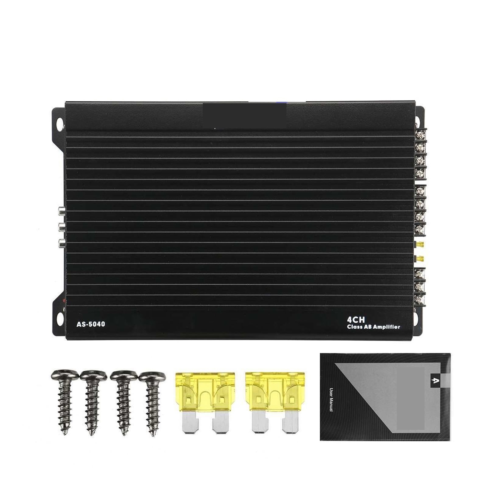 4 Channel 12V 1000W Car Amplifers 4CH Powerful Mini HiFi Digital Stereo ...