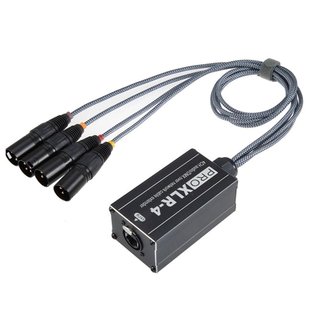 4 Channel 3Pin Snake Cable to Ethercon Cable with Cat5 Networking Snake ...