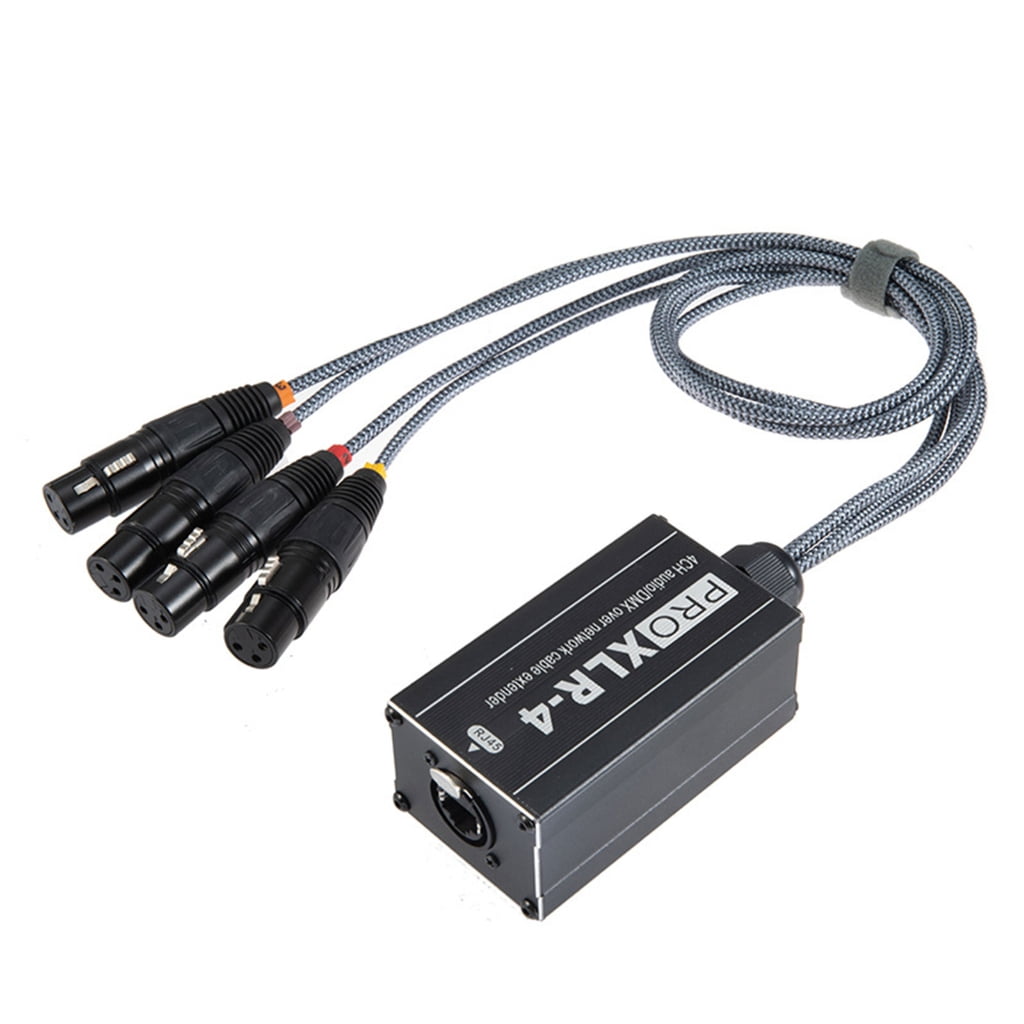 4 Channel 3Pin to Single Ethercon Cable Cat5 Multi Networking Snake ...