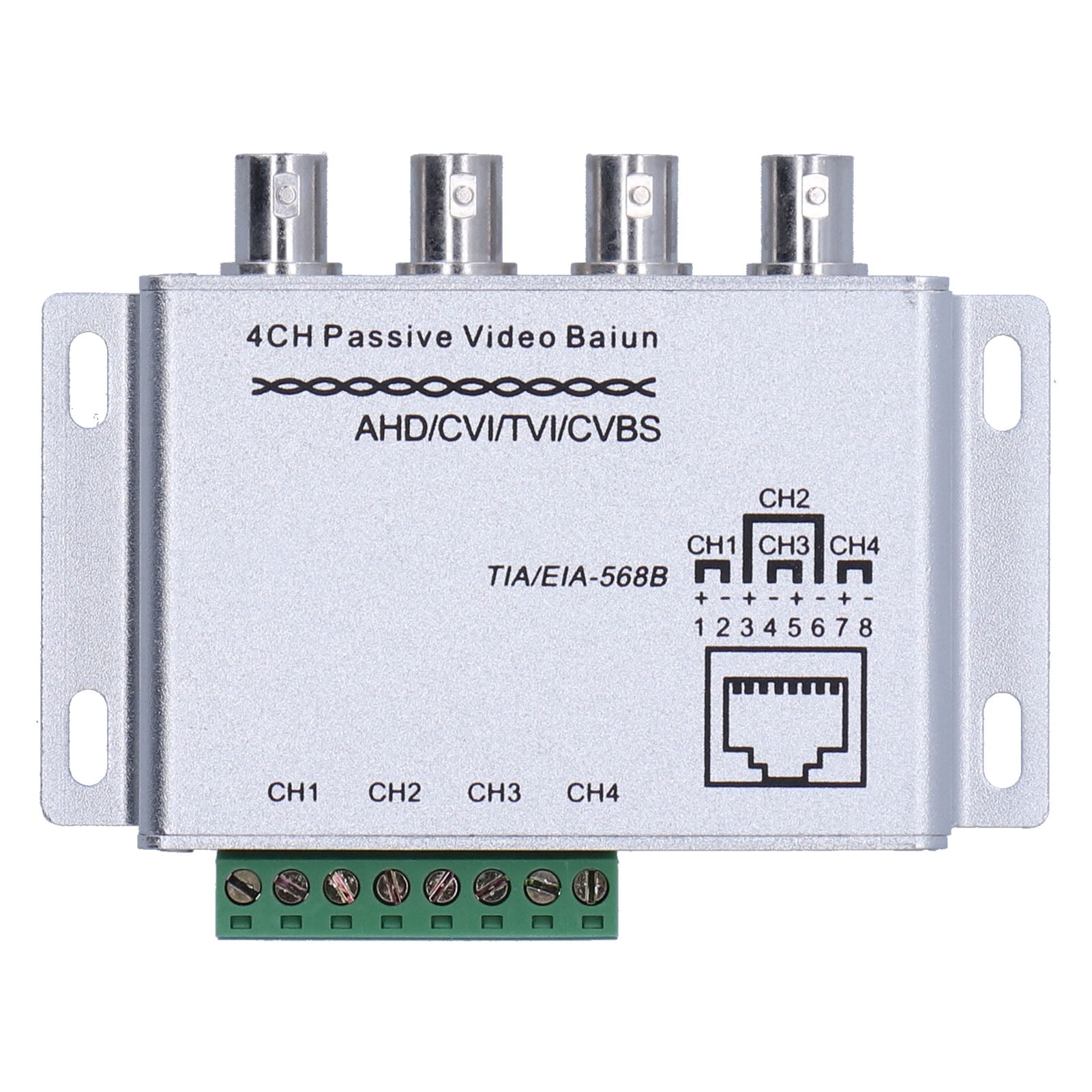 4-Channel AHD/CVI/TVI/CVBS Passive Video Transceiver, 720P 1080P HD ...