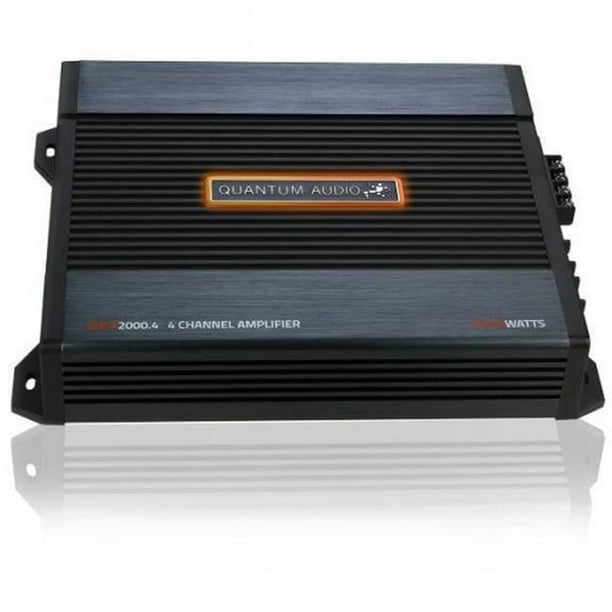 QUANTUM AUDIO QPX2000.4 2200W MAX CLASS-A/B 4-CHANNEL CAR STEREO AMPLIFIER AMP - Walmart ...