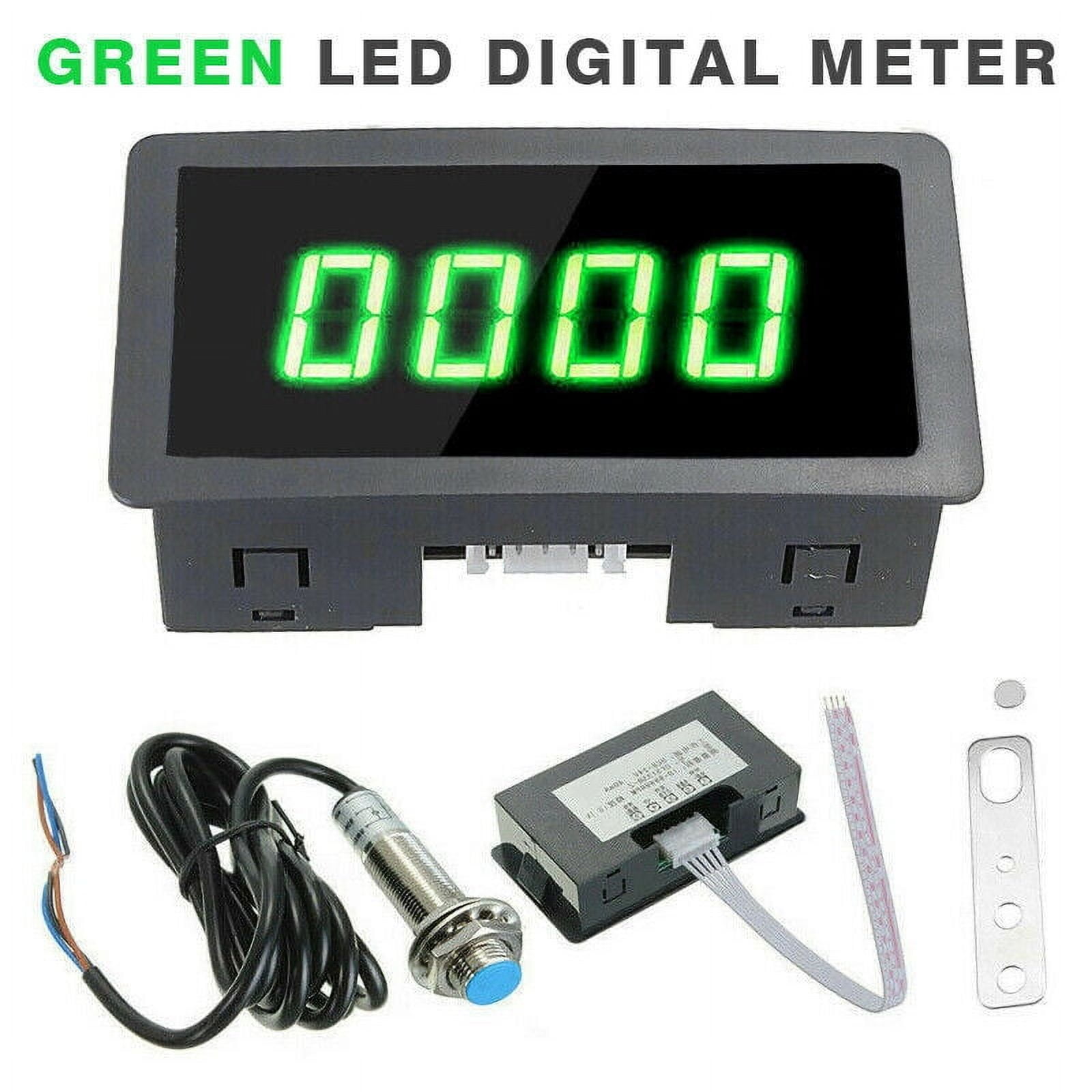 4-Channel Digital LED Tachometer with Hall Effect Sensor - Walmart.com