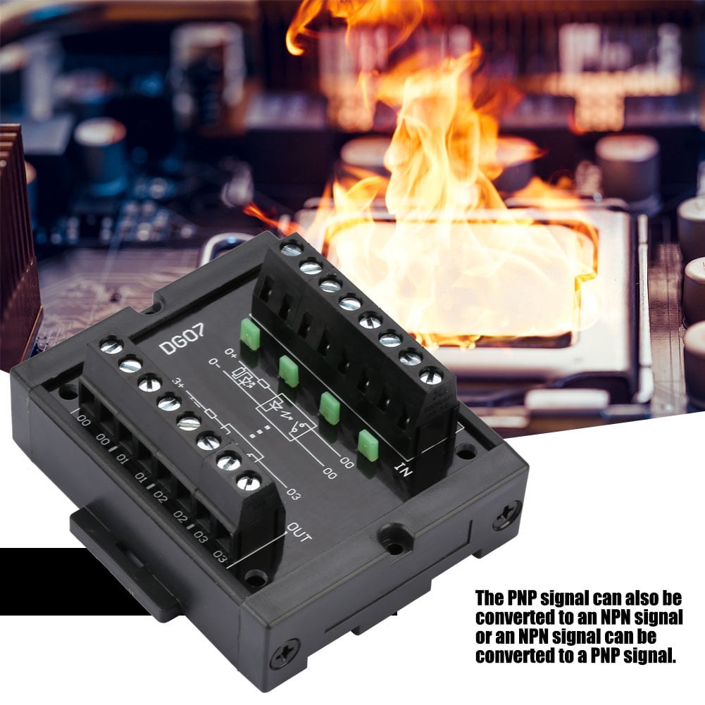 4-Channel NPN to PNP Signal Conversion Level Converter Wide Voltage 10 ...