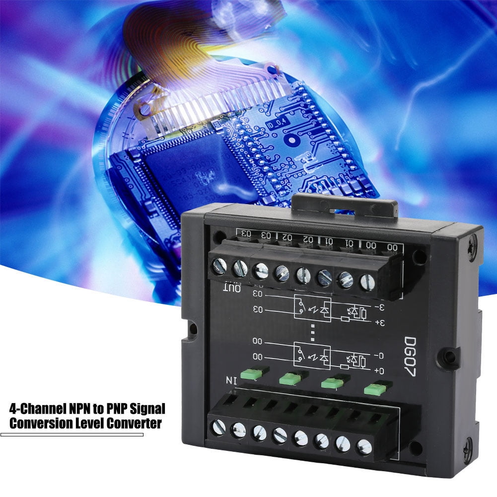 4-Channel NPN to PNP Signal Conversion Level Converter Wide Voltage 10 ...