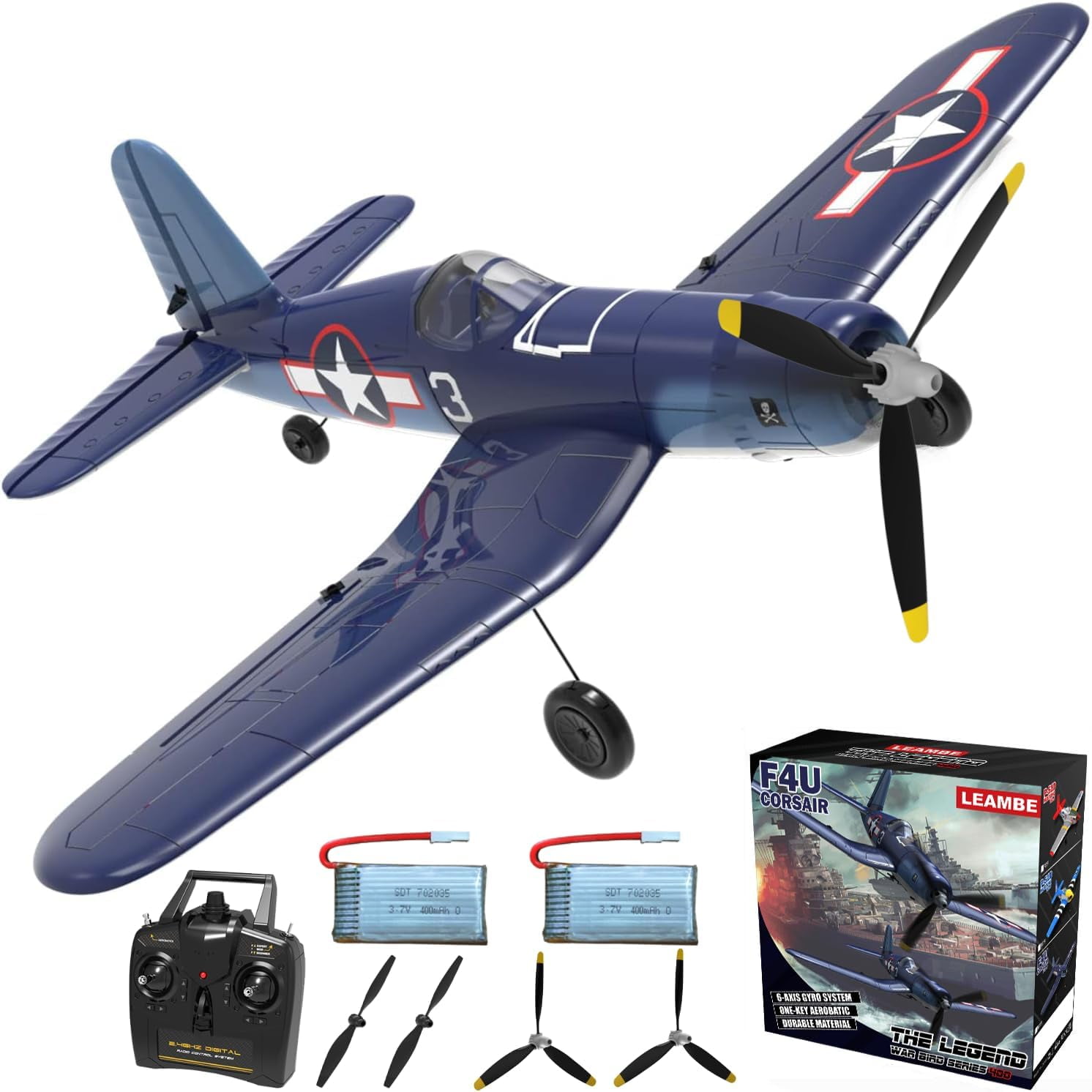 4 Channel RC Plane - Ready to Fly Aerobatic Aircraft, Easy Control for ...