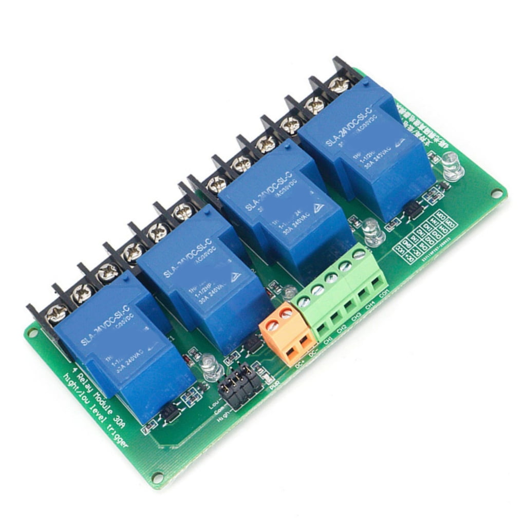 4 Channel Relays Module for PLC Automation Equipment Control Industrial ...