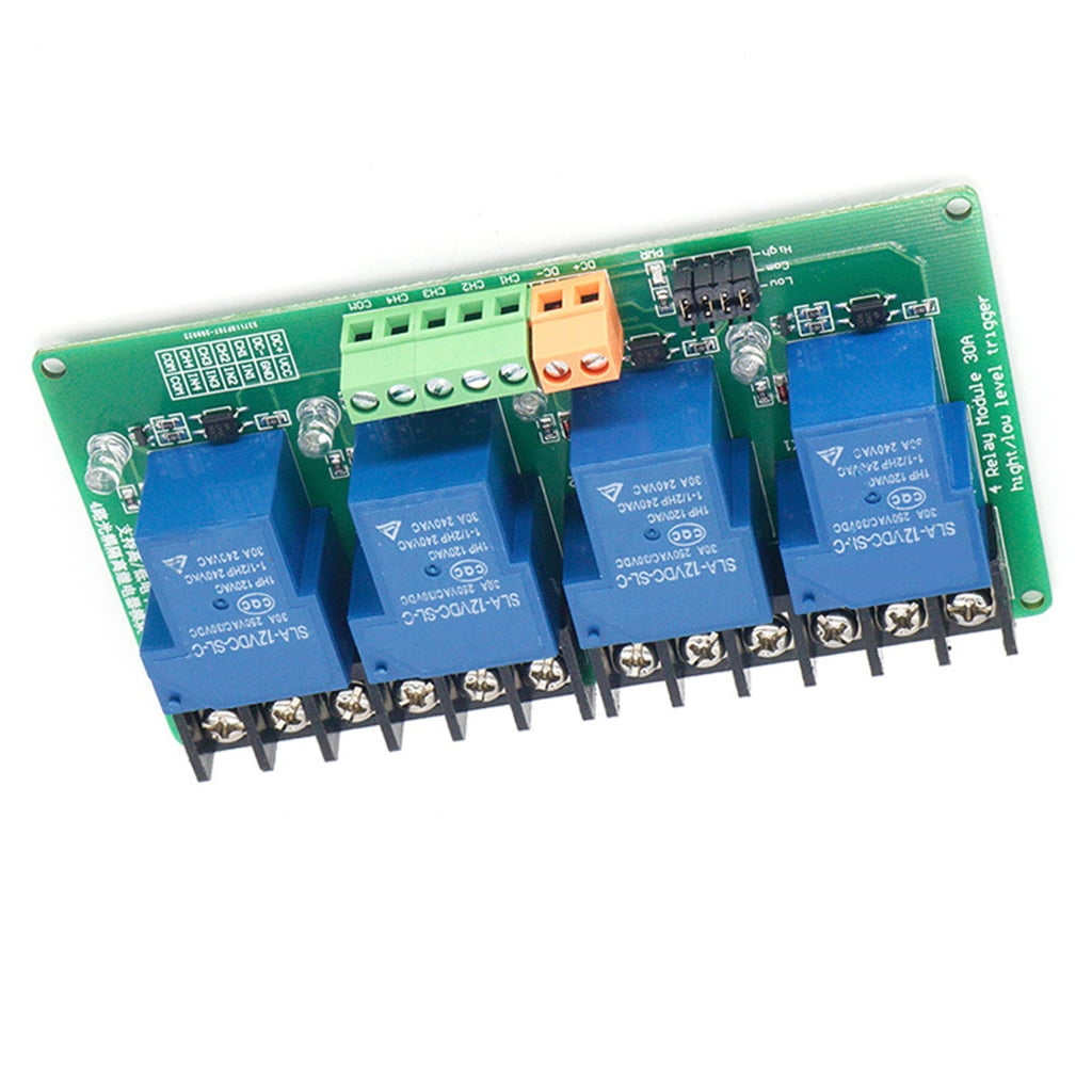 4 Channel Relays Module for PLC Automation Equipment Control Load DC30V ...
