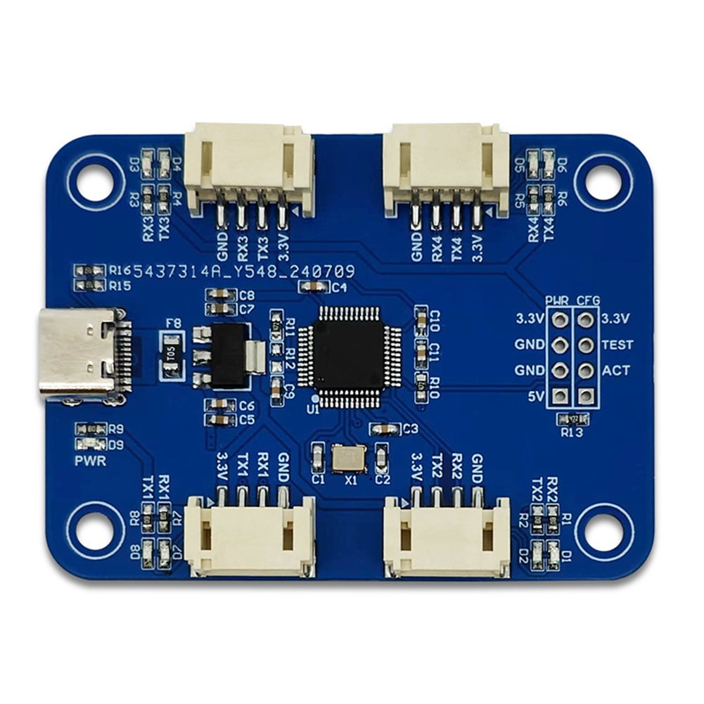 4-Channel Serial Port UART Multi-Channel Serial Port Expansion Module - Walmart.com