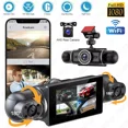 4 Channel Wifi Dash Cam 1080P HD Driving Recorder G-Sensor Car Front ...
