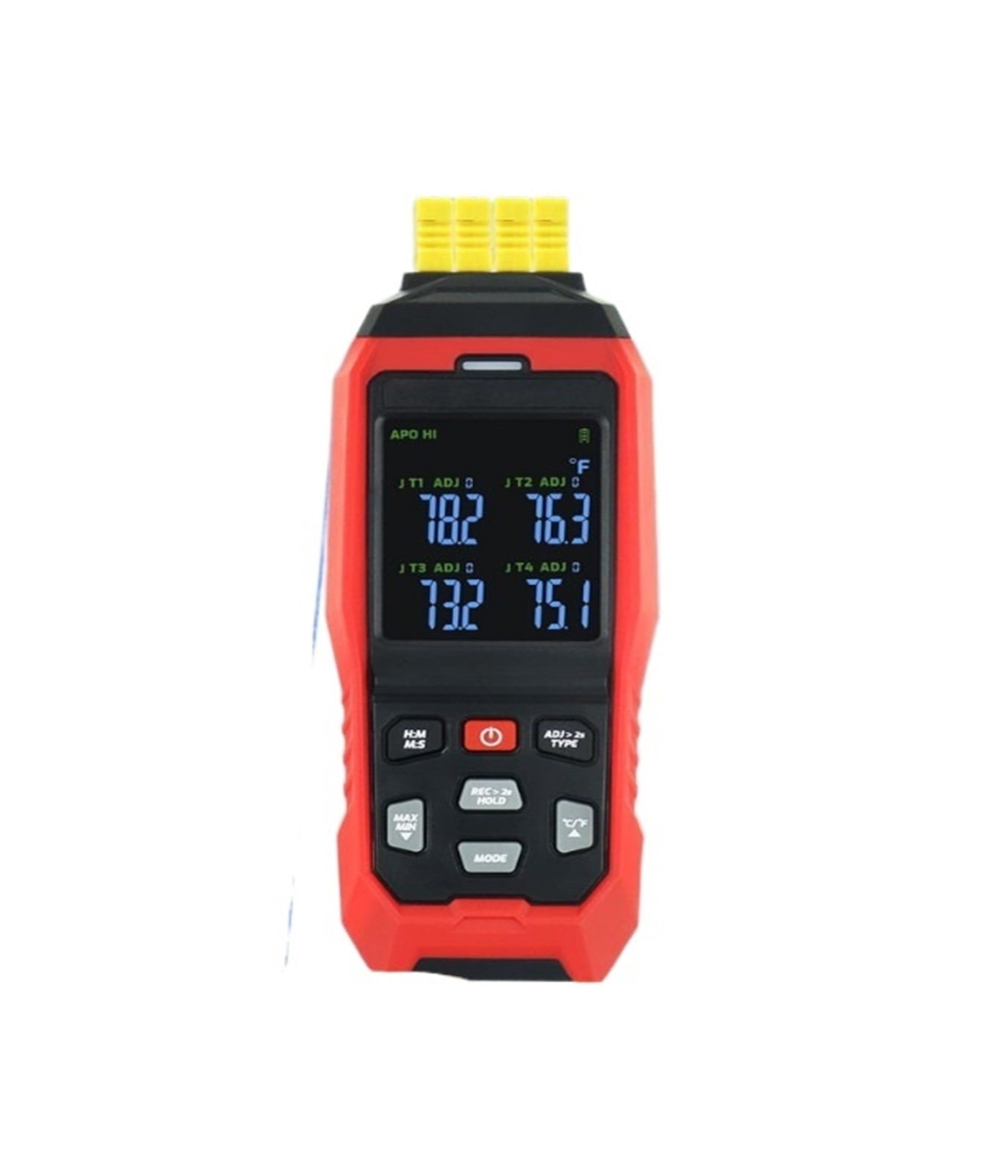 4 Channels Digital K Type With 5000 Groups Programmable Temperature ...