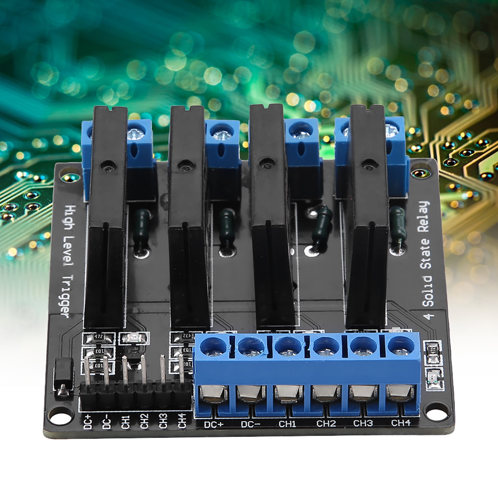 4 Channels Solid State Relay Module DC?AC 5V High Level Trigger with ...