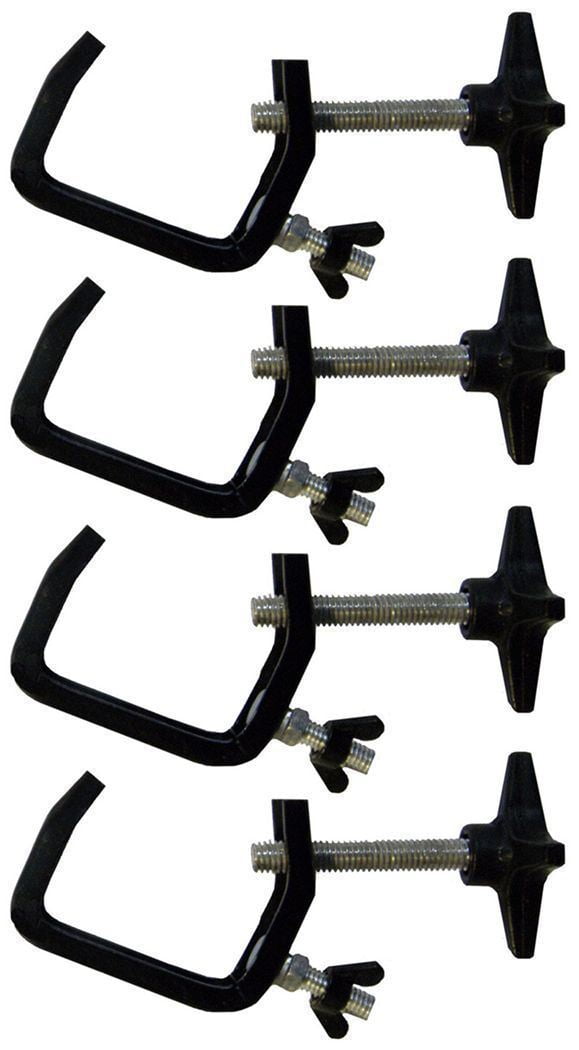 (4) Chauvet CLP-03 Standard C Clamps Light Mounting Lighting Truss Mounts CLP03 - Walmart.com