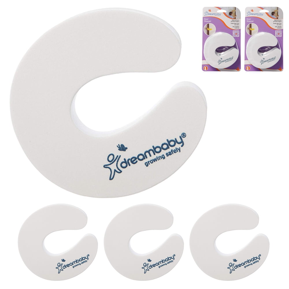 AllTopBargains 4PC Safety Door Stop, Child Finger Pinch Guard, Toddler ...