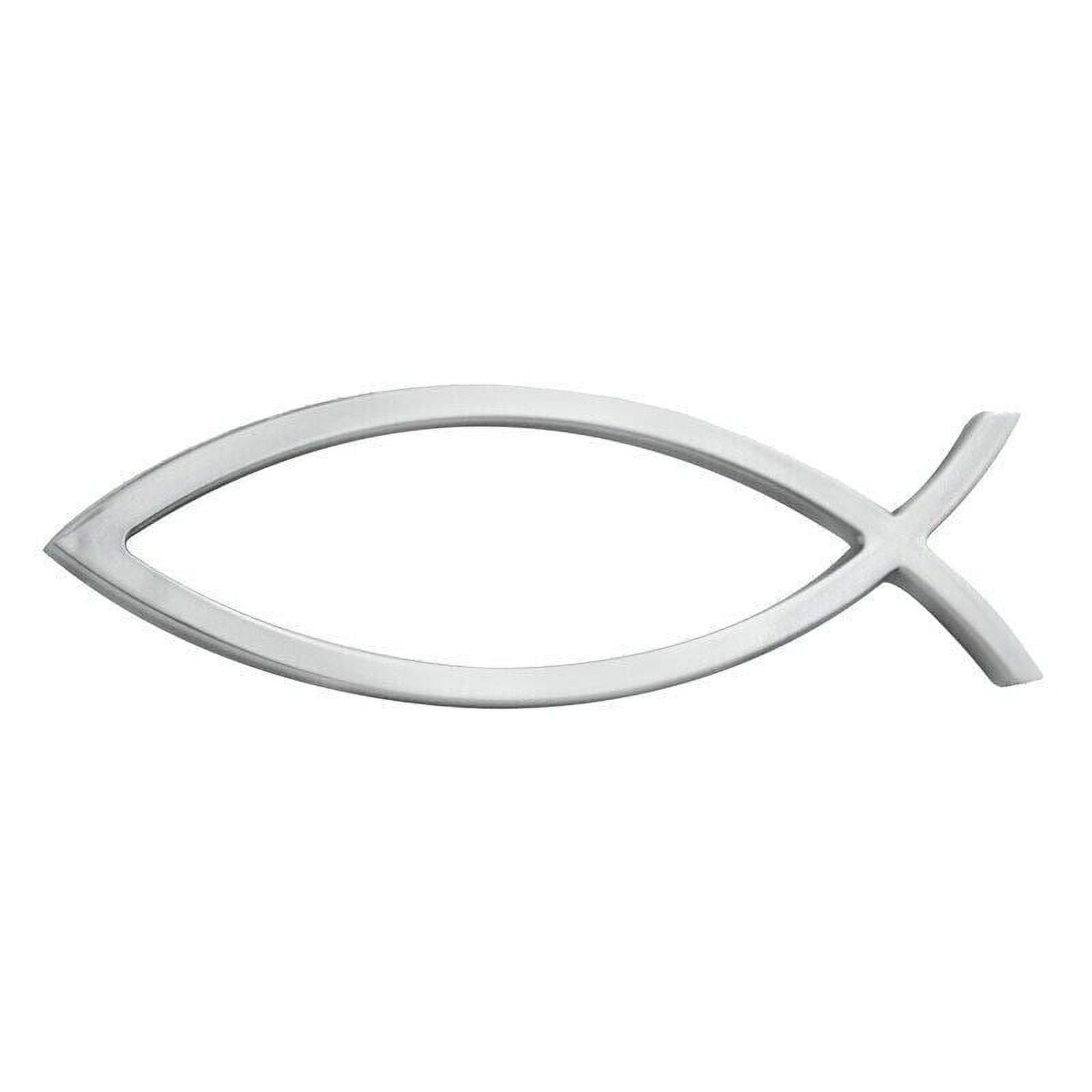 Cobra-Tek 3D Jesus Fish Car Emblem Decal Symbol Decorative Badge ...