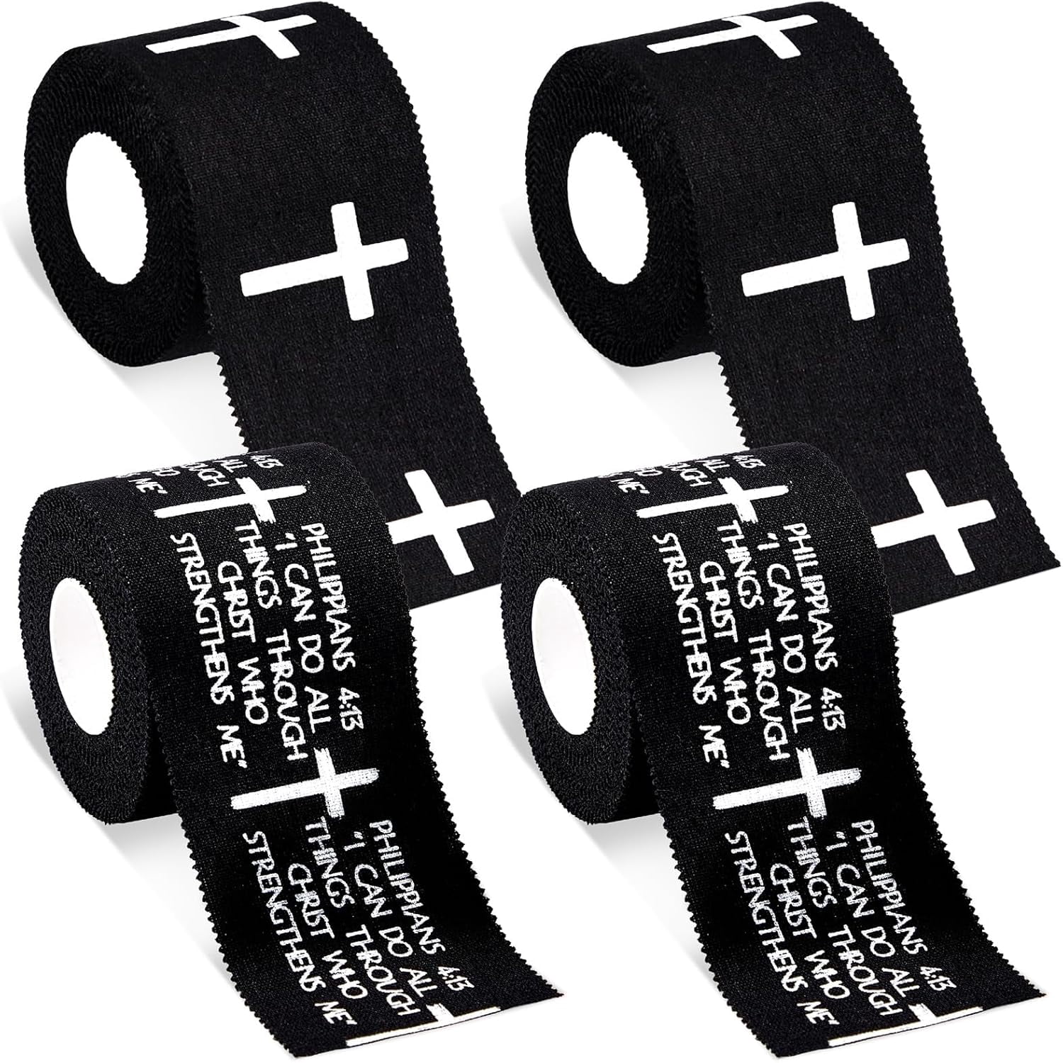 4 Christian sports tape 2 inches 23 feet faith cross sports tape ...