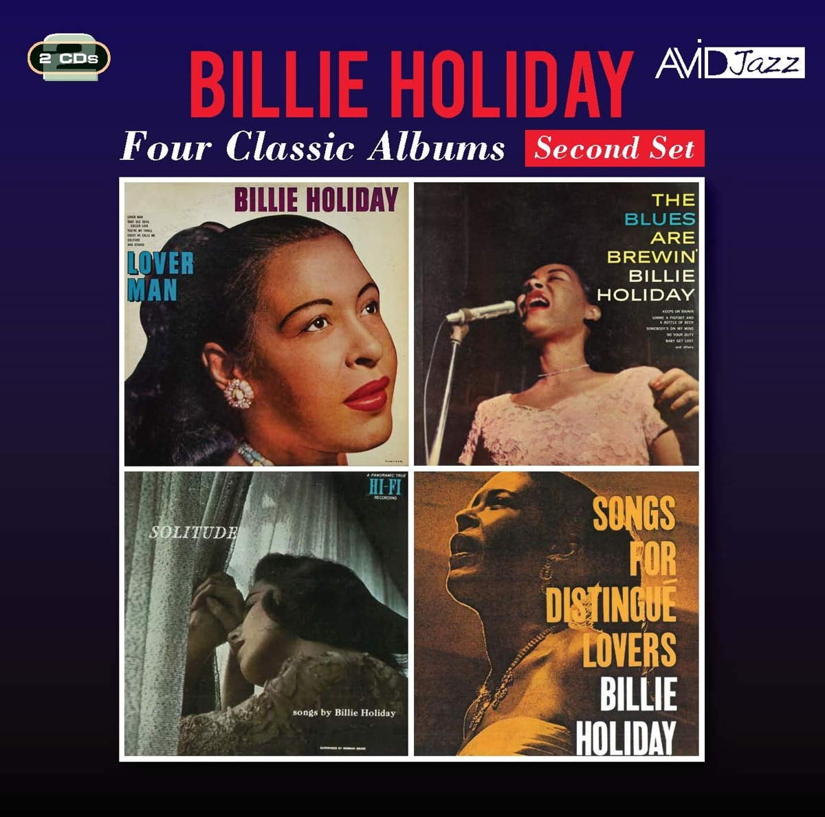 4 Classic Albums Holiday,Billie (CD) - Walmart.com