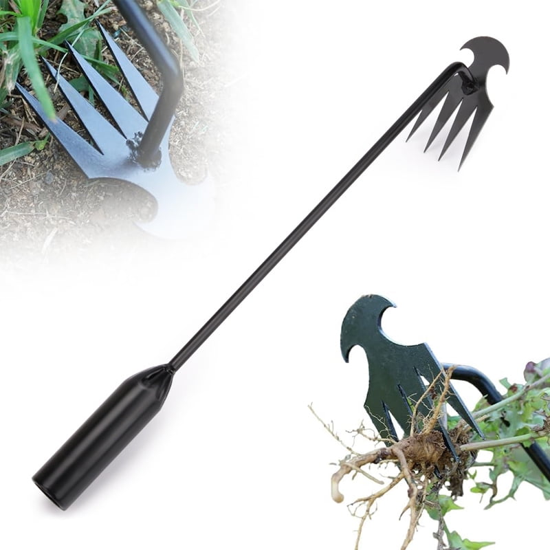 4-Claw Heavy Duty Weeding Shovel with Non-Slip Grip, Professional ...