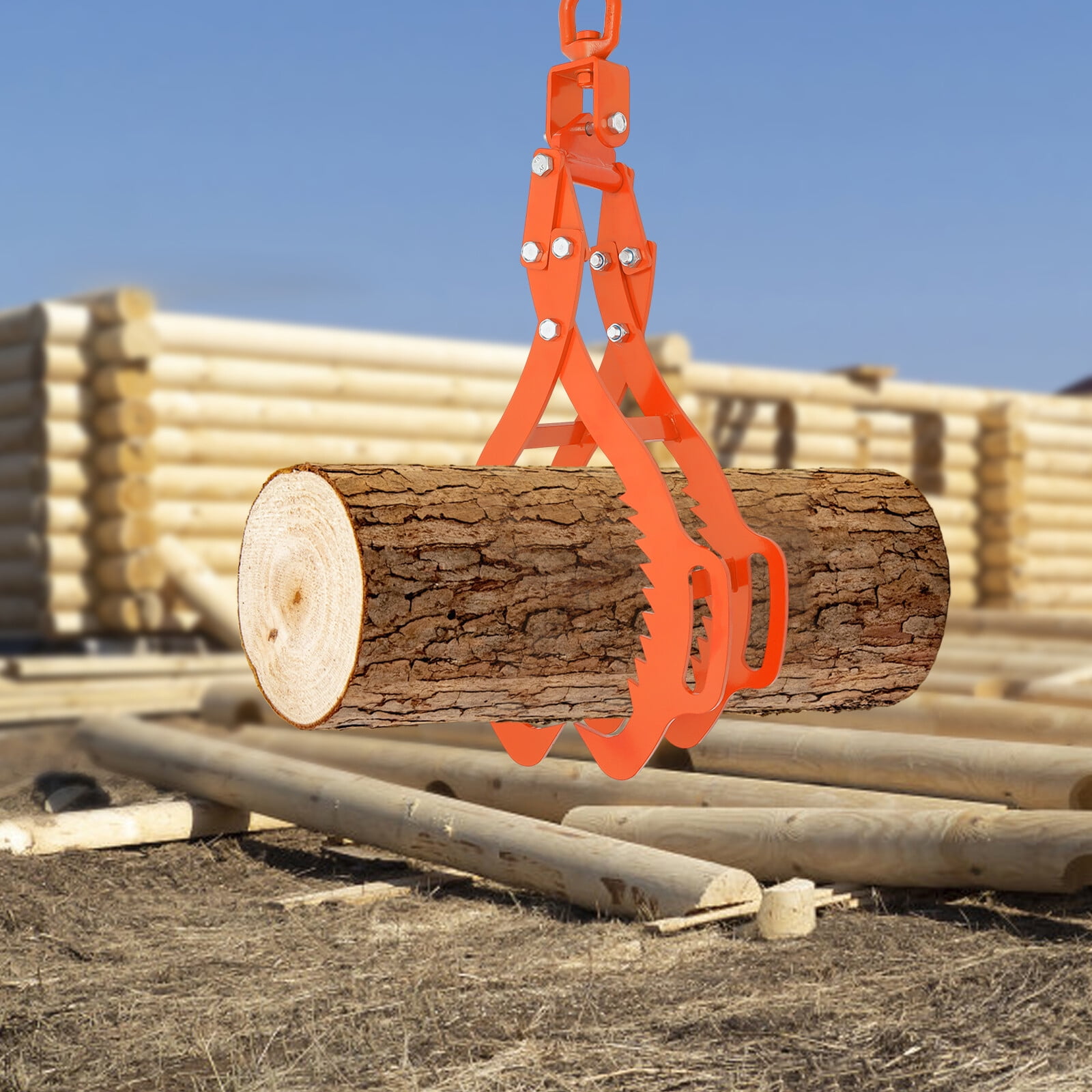 4-Claw Log Lifting Tongs Tractor & Skidder Timber Lifting Tongs 1.2T ...