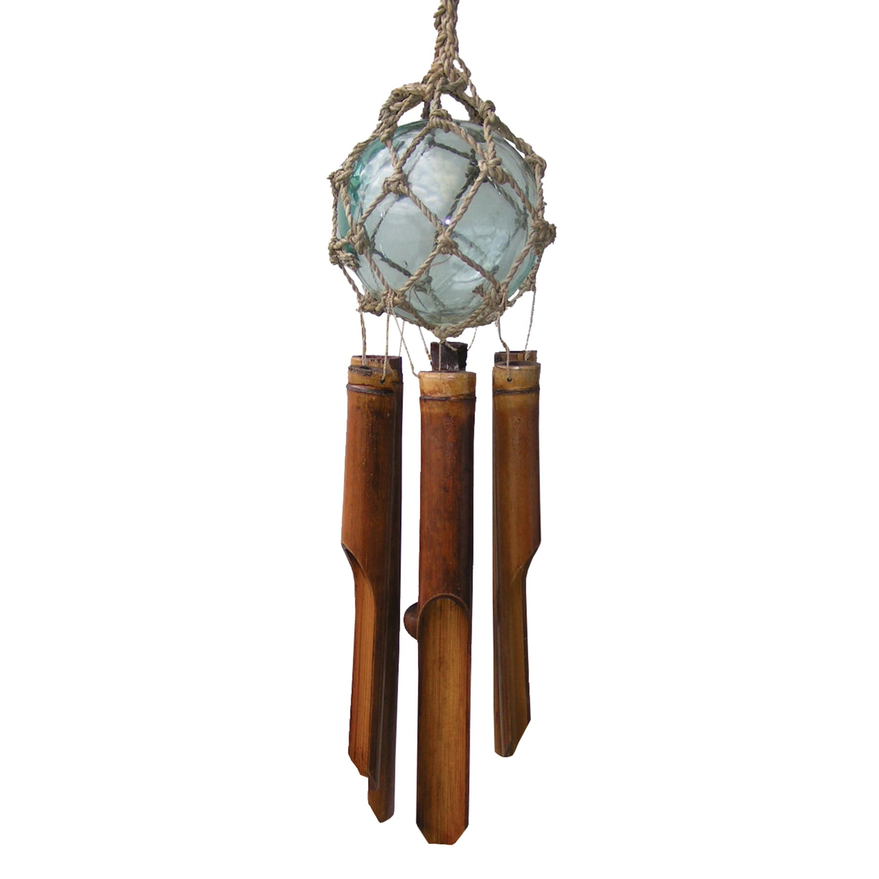 4 Clear Glass Ball Wind Chime - Walmart.com