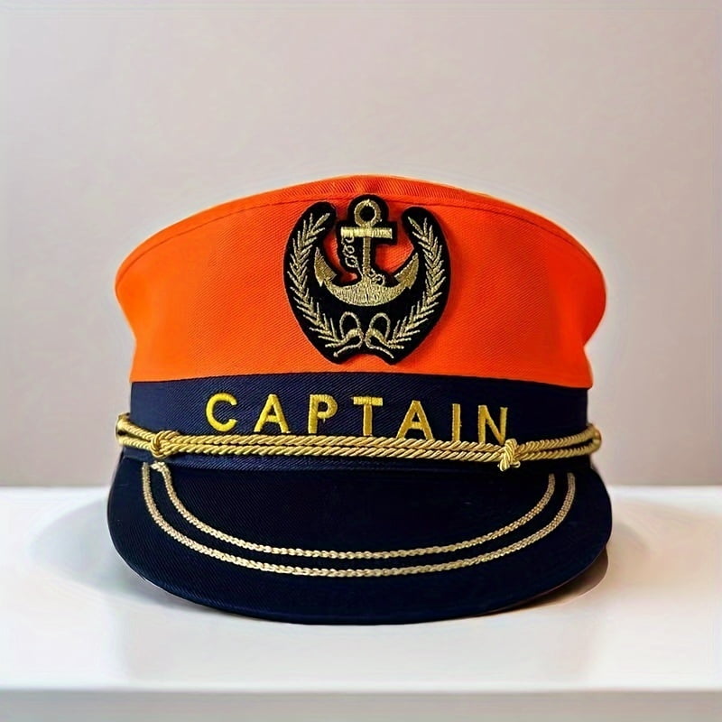 4-Color Adjustable Fluorescent Sailor Cap Cruise Casual Entertainment ...