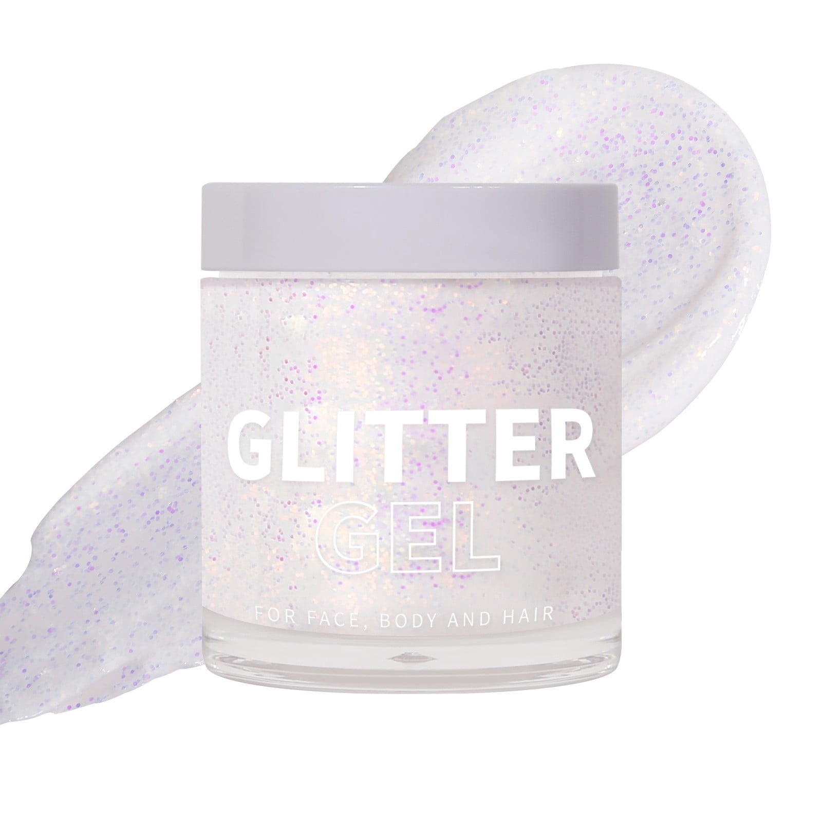 4 Color Colorful Highlight Gel Hair Face Body Multi Purpose Sequin Gel ...