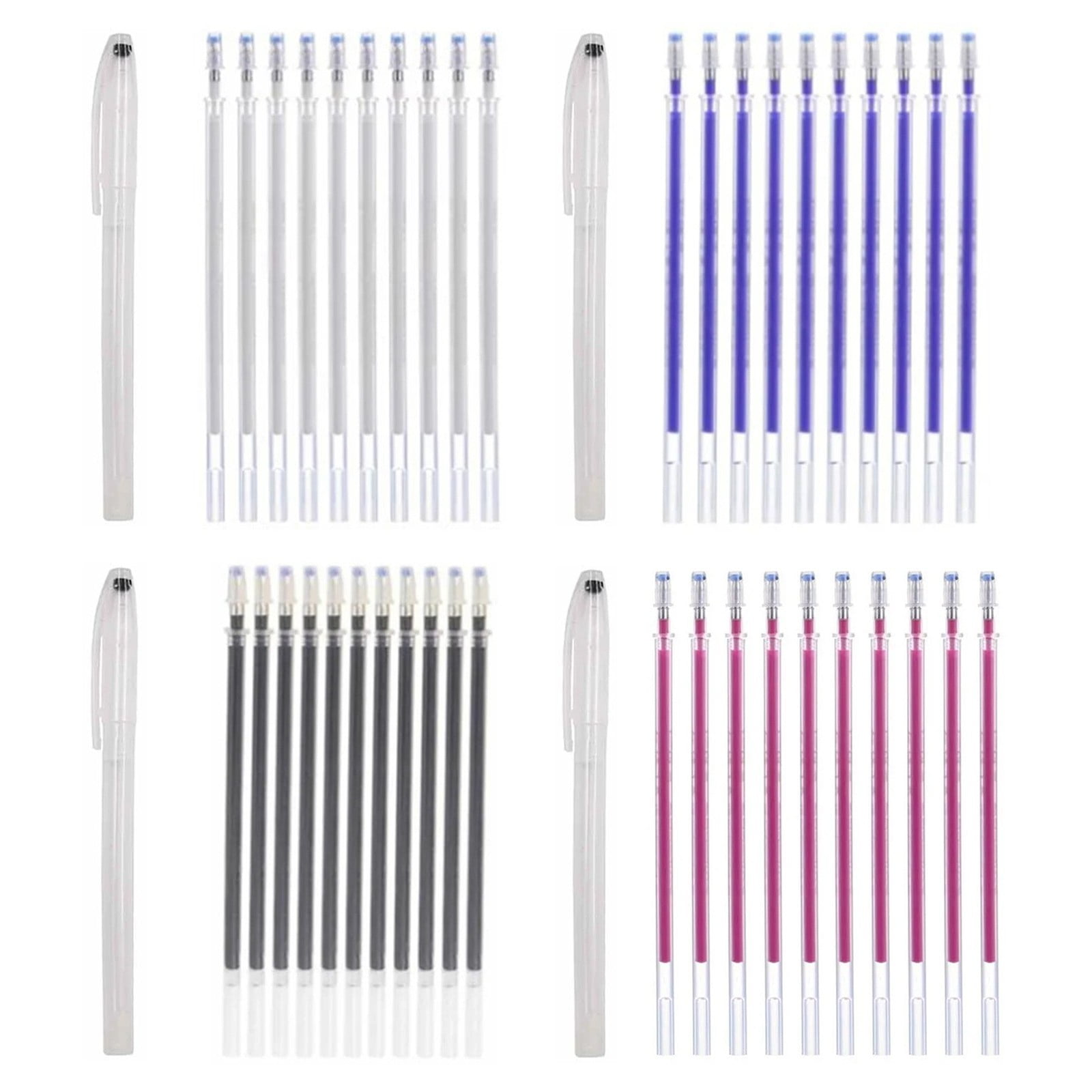 4 Color Heat Erasable Fabric Pens For Sewing, Quilting, and Dressmaking ...