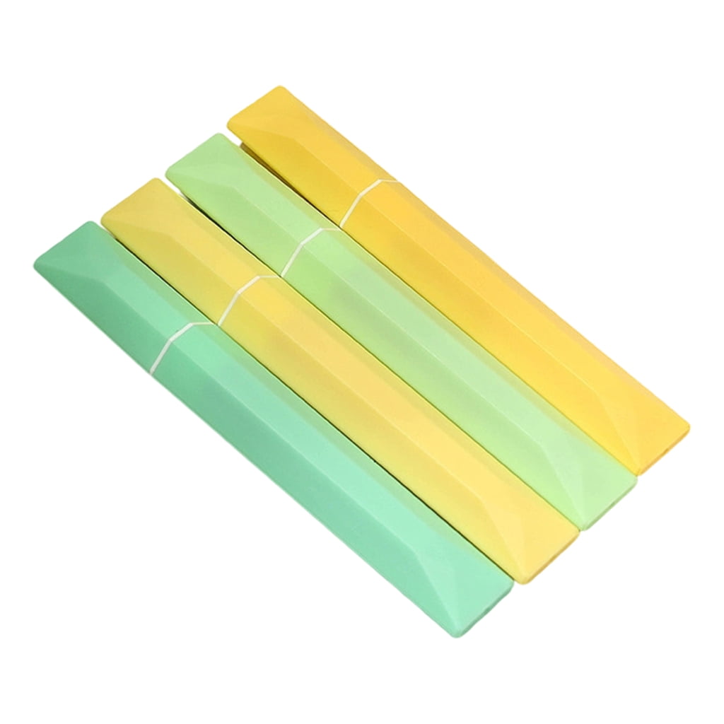 4 Color Soft Chiseled Tip Highlighter Pen Highlighter Marker for ...