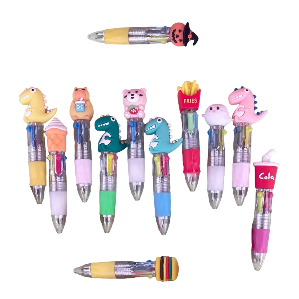 4-Color-in-1 Pen Retractable Multicolor Pen for Student Reward Stocking ...