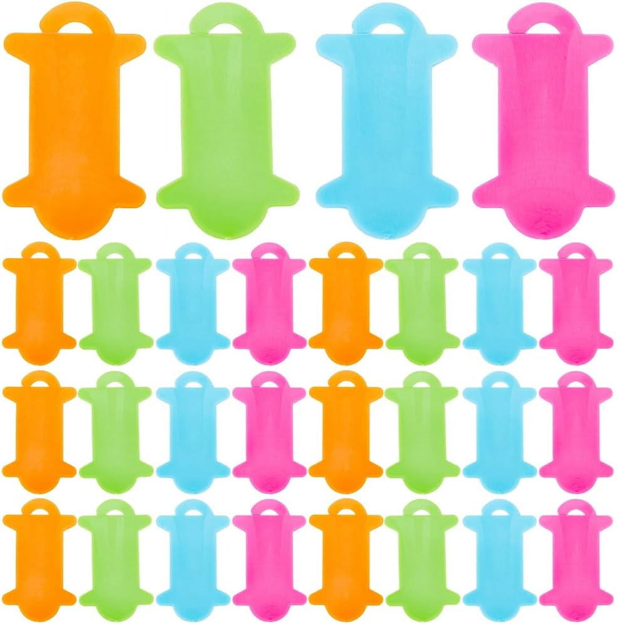 4 Colors 100PCS Yarn Bobbins Spool Colorful Thread Knitting Sewing ...