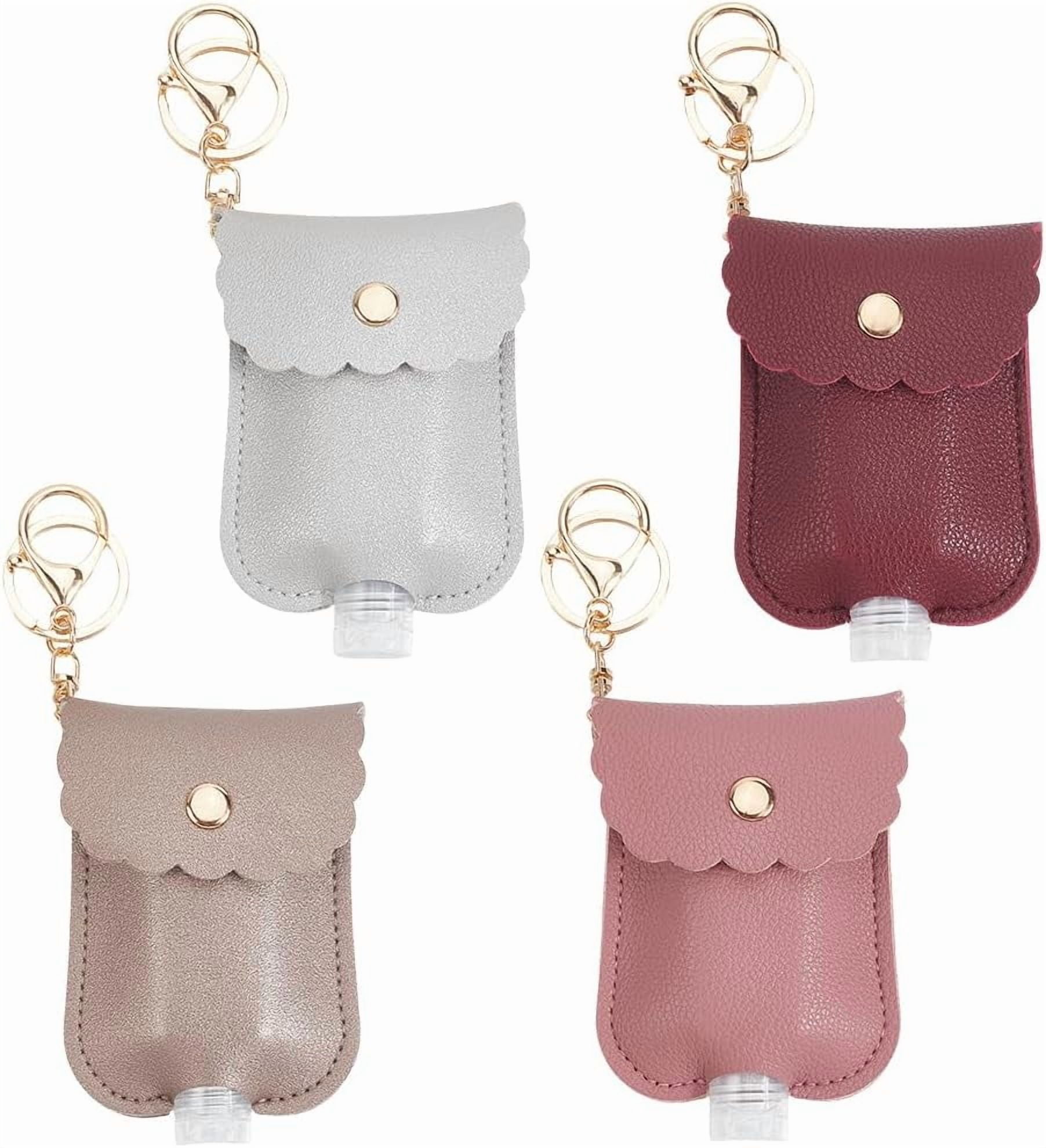 4 Colors 4Pcs Small Hand Sanitizer Holder Hand Sanitizer Key Chains ...