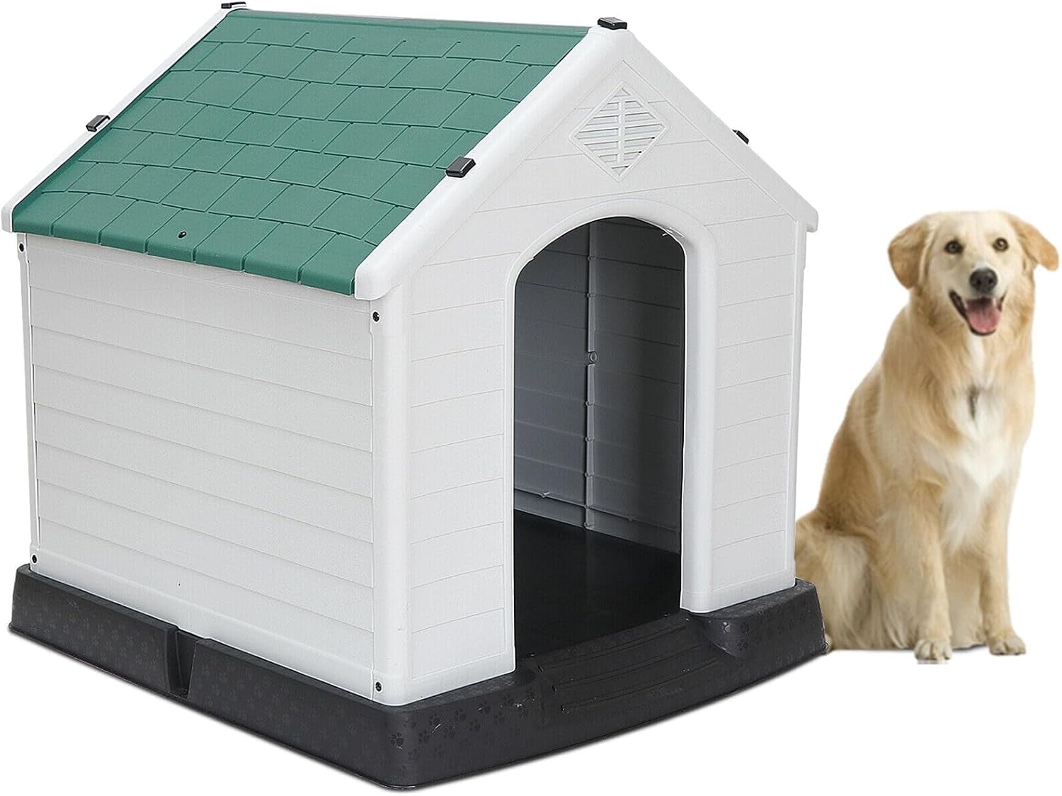 4 Colors Dog House Detachable Roof Designed for Medium or Small Sized ...