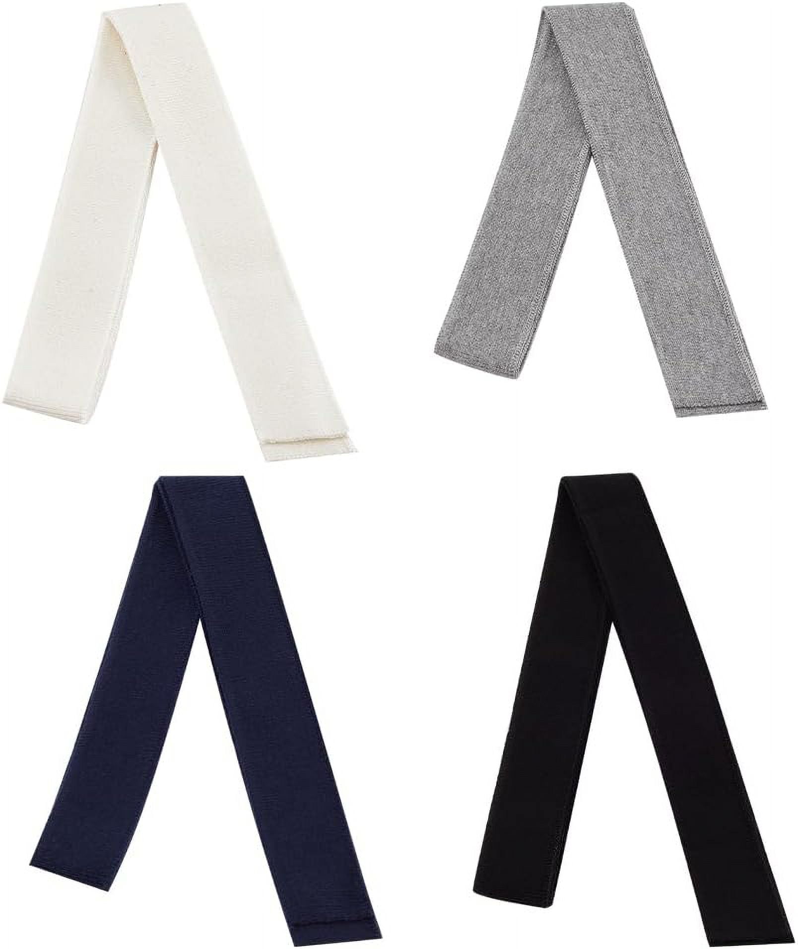 4 Colors Elastic Fiber Ribbing Fabric Black White Gray Blue Edge ...