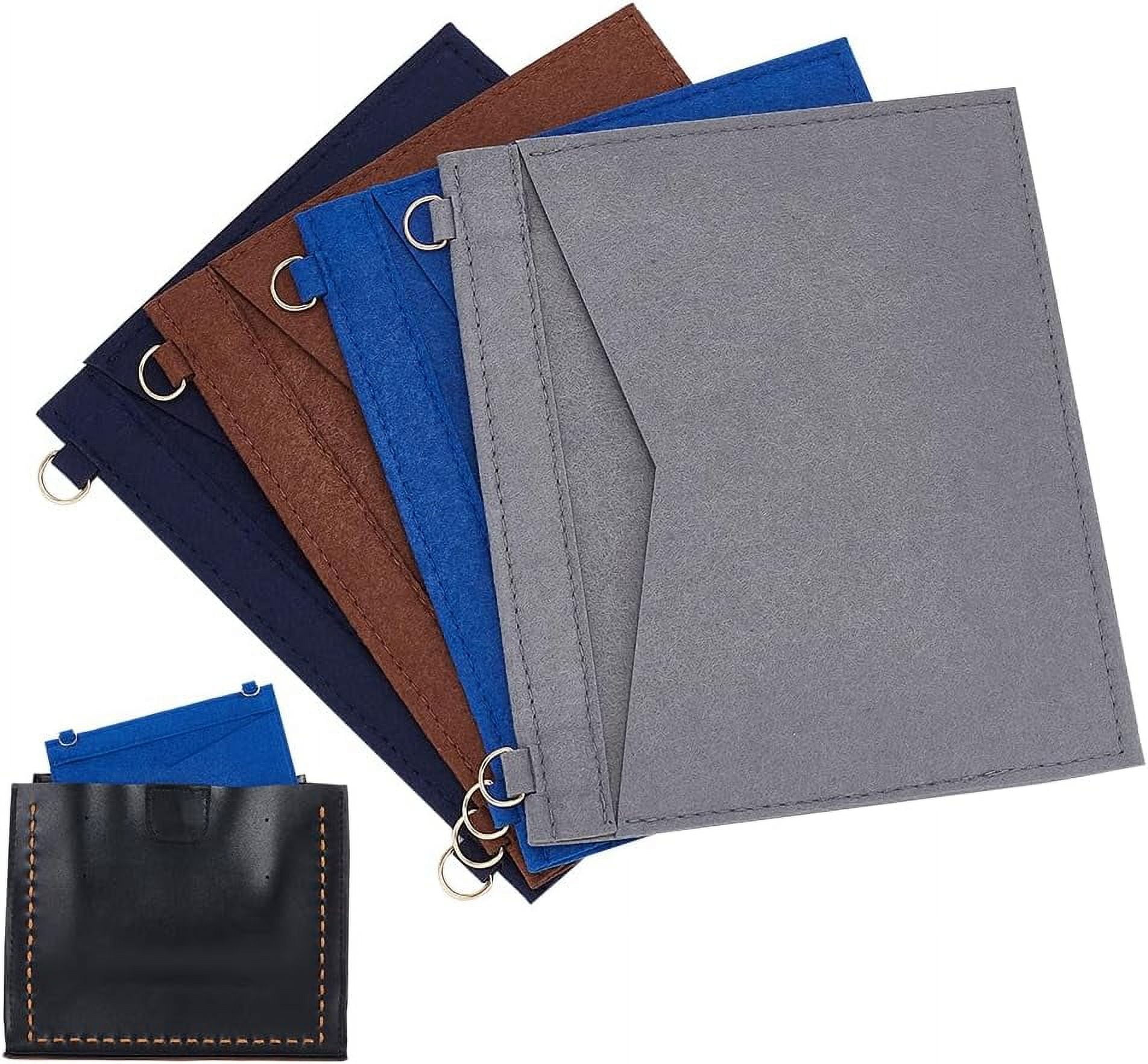 4 Colors Felt Purse Insert Organizer Envolope Bag Felt Organizer ...
