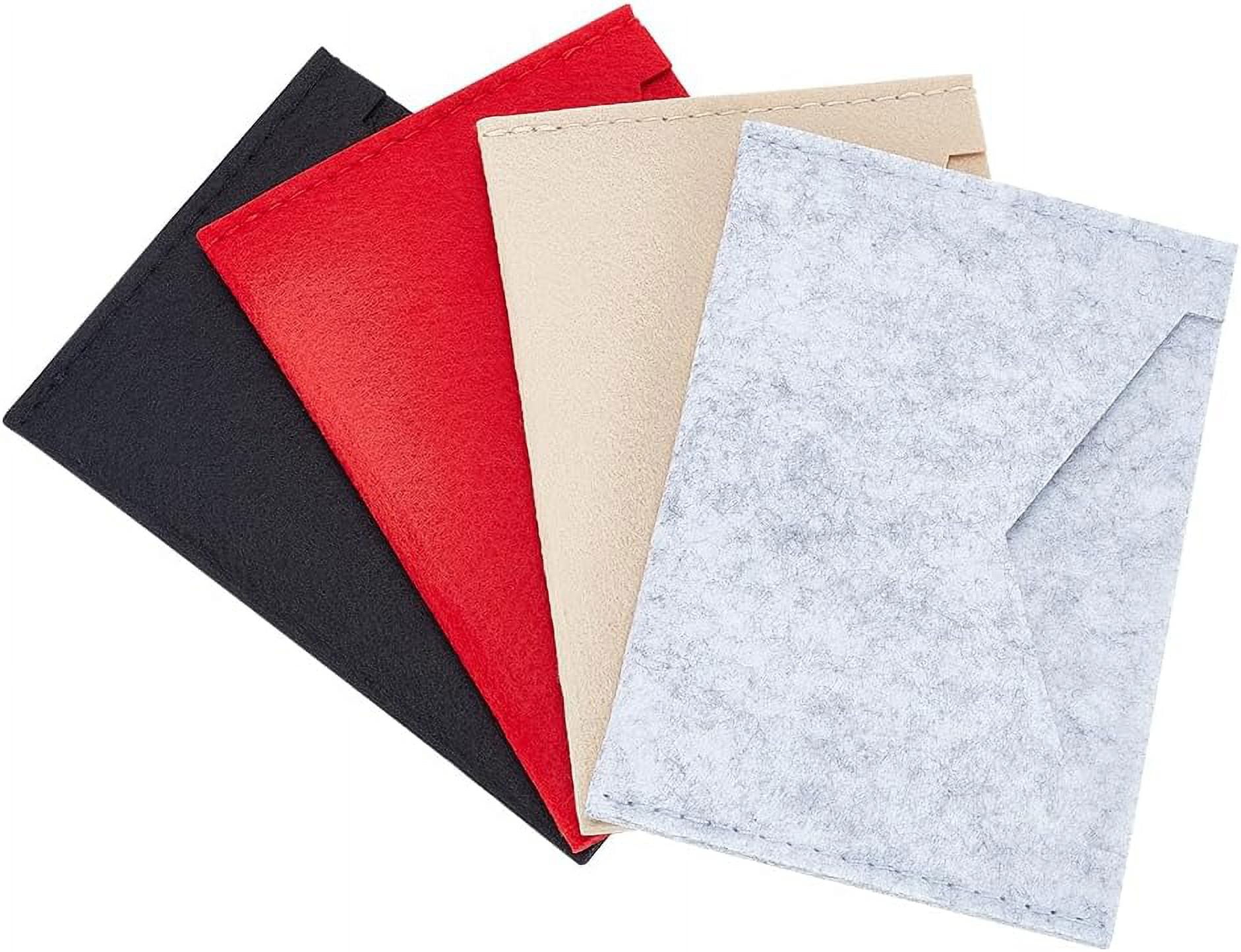 4 Colors Felt Purse Insert Organizer Pocket Insert Liner Mini Handbag ...