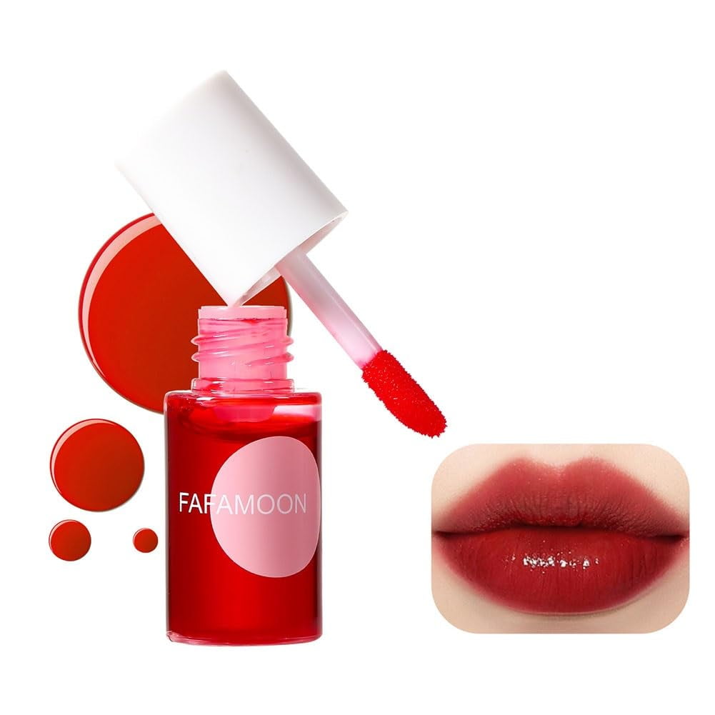 4 Colors Fruit Juice Lip Tint Set, 4 Color Lip Tint Set Long Lasting ...