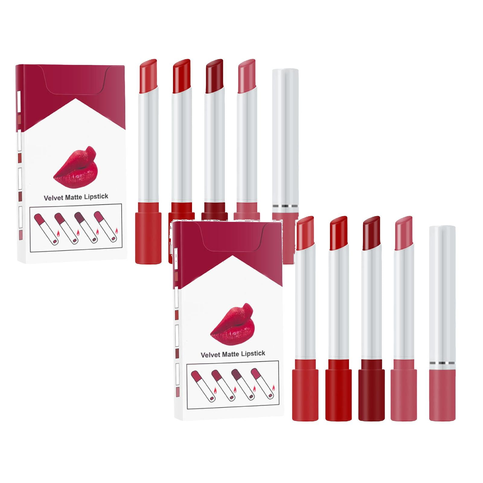 4 Colors Matte Temperature Change Lipstick Long Lasting Velvet Lipstick ...