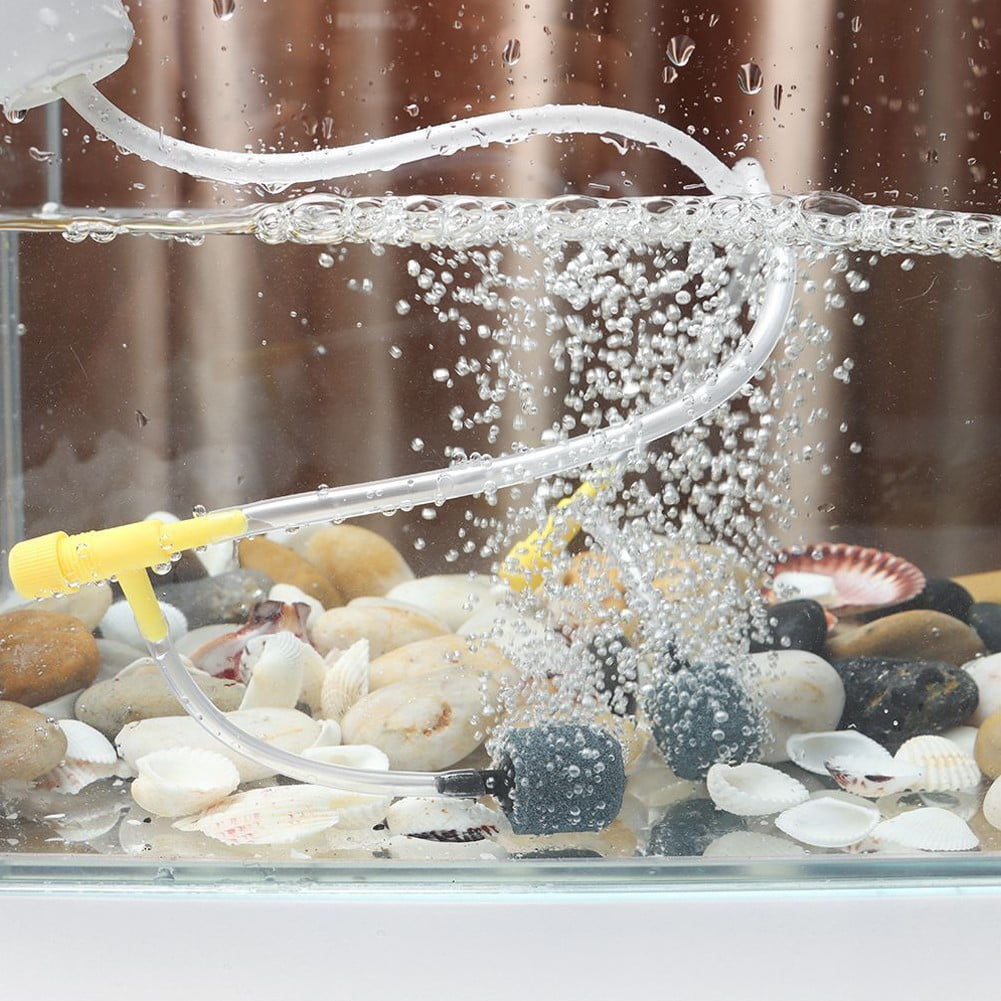 4 Colours Aquarium Oxygen Air Pump Fish Tank USB Silent Air Compressor ...